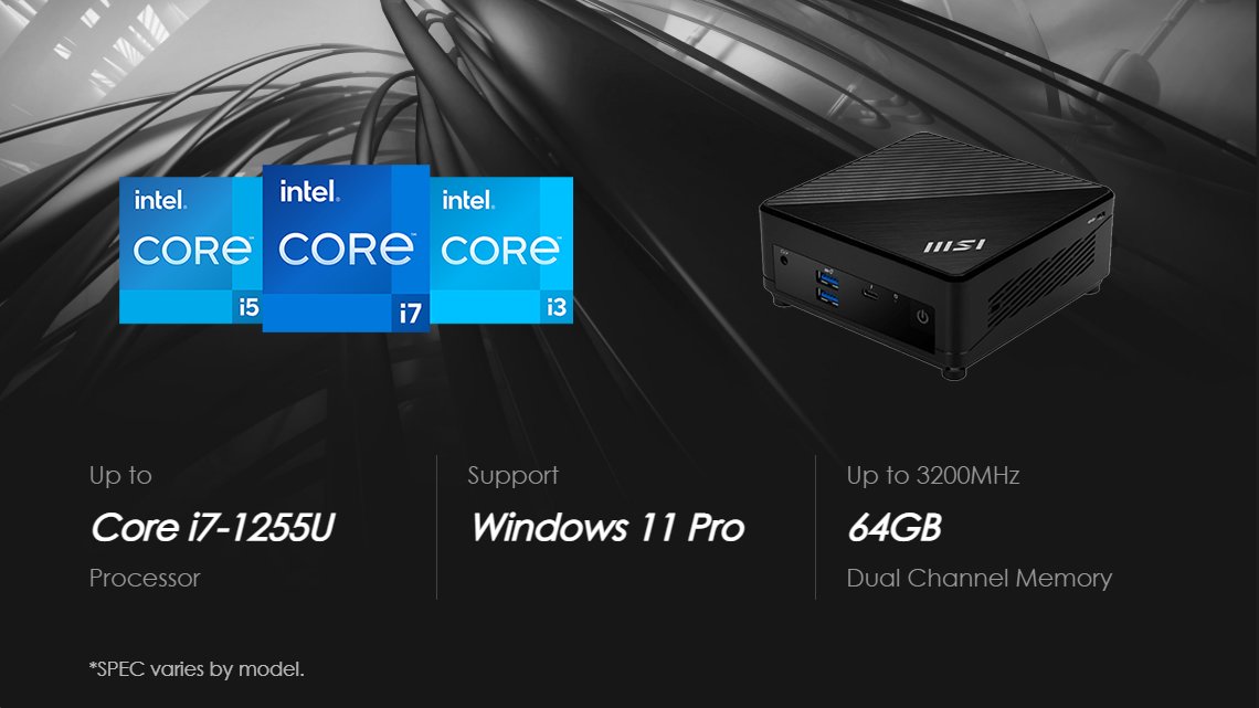 MSI Cubi Mini PCs | CyberPowerPC UK